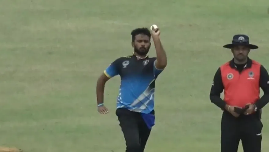 4 for 20! Rahul Chandran's lethal spell