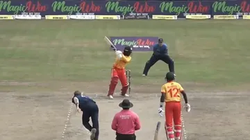 Namibia vs Zimbabwe: Tadiwanashe Marumani's 58 off 40