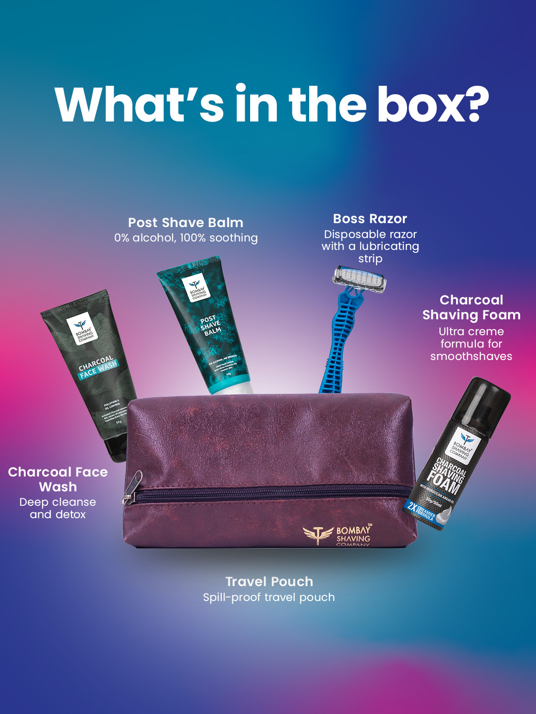 Buy Men'S Grooming And Mini Shaving Travel Kit From Fancode Shop.