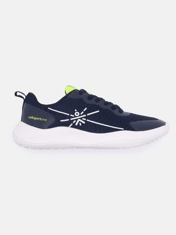 Buy Men Navy Blue Lope Running Shoes From Fancode Shop.