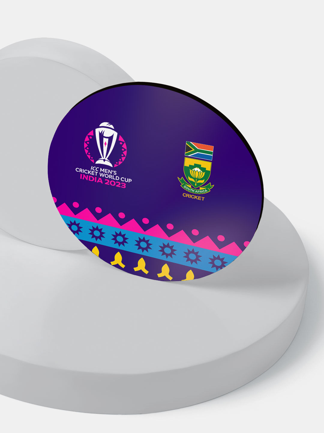 Buy ICC CWC-23 Team South Africa Circle Coasters-(Pack of 1) From ...