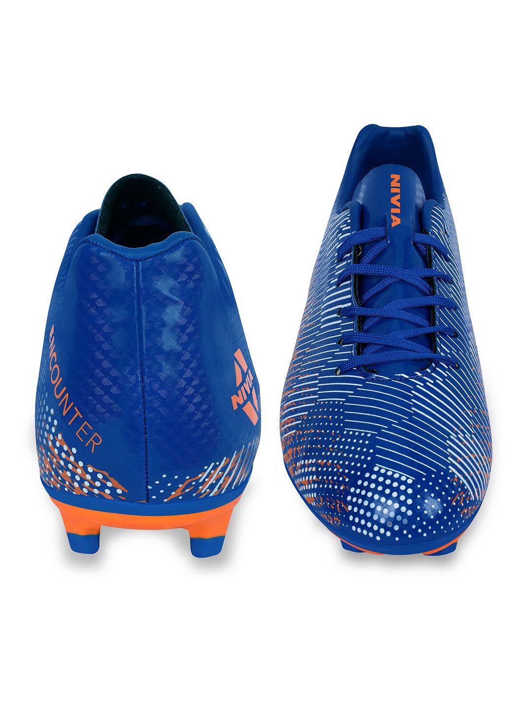 Buy Men R.Blue and Orange Encounter 9.0 Football Shoes from FanCode Shop.
