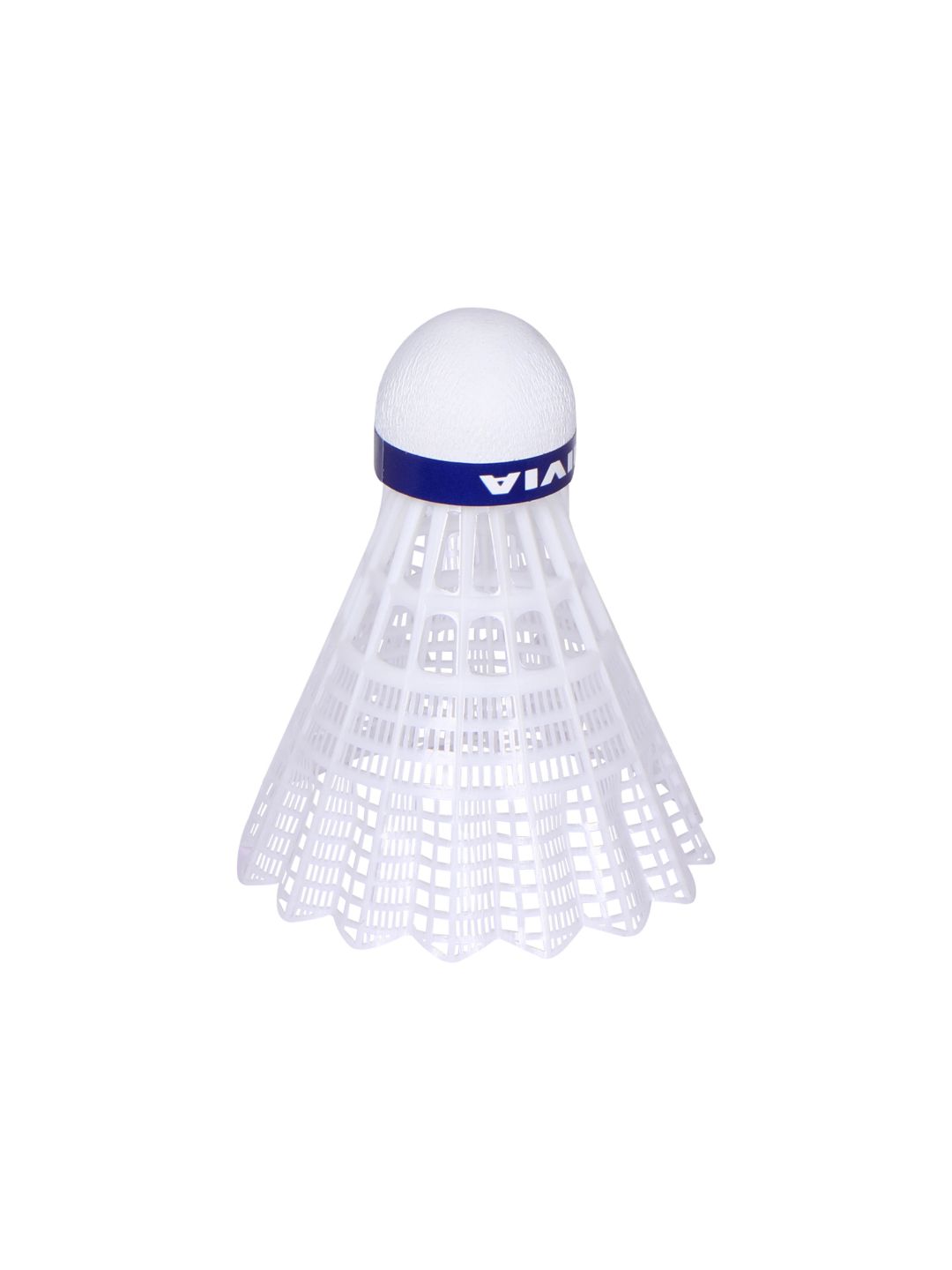 Buy Nylon Shuttle Cock White With Blue Band (Outdoor) From Fancode Shop.