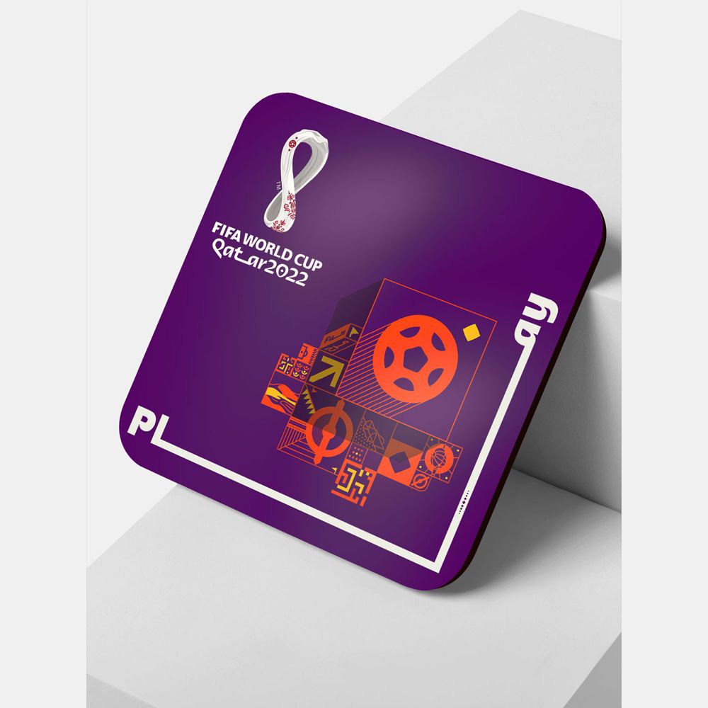 Buy FIFA WC'22 Fifa World-Cup Qatar 2022 Square Coasters - Pack of 4 ...