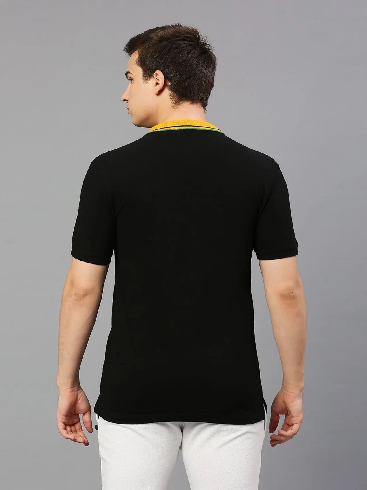 Buy Official ICC CWC-23 Team Australia Black and White Polo Collar T ...