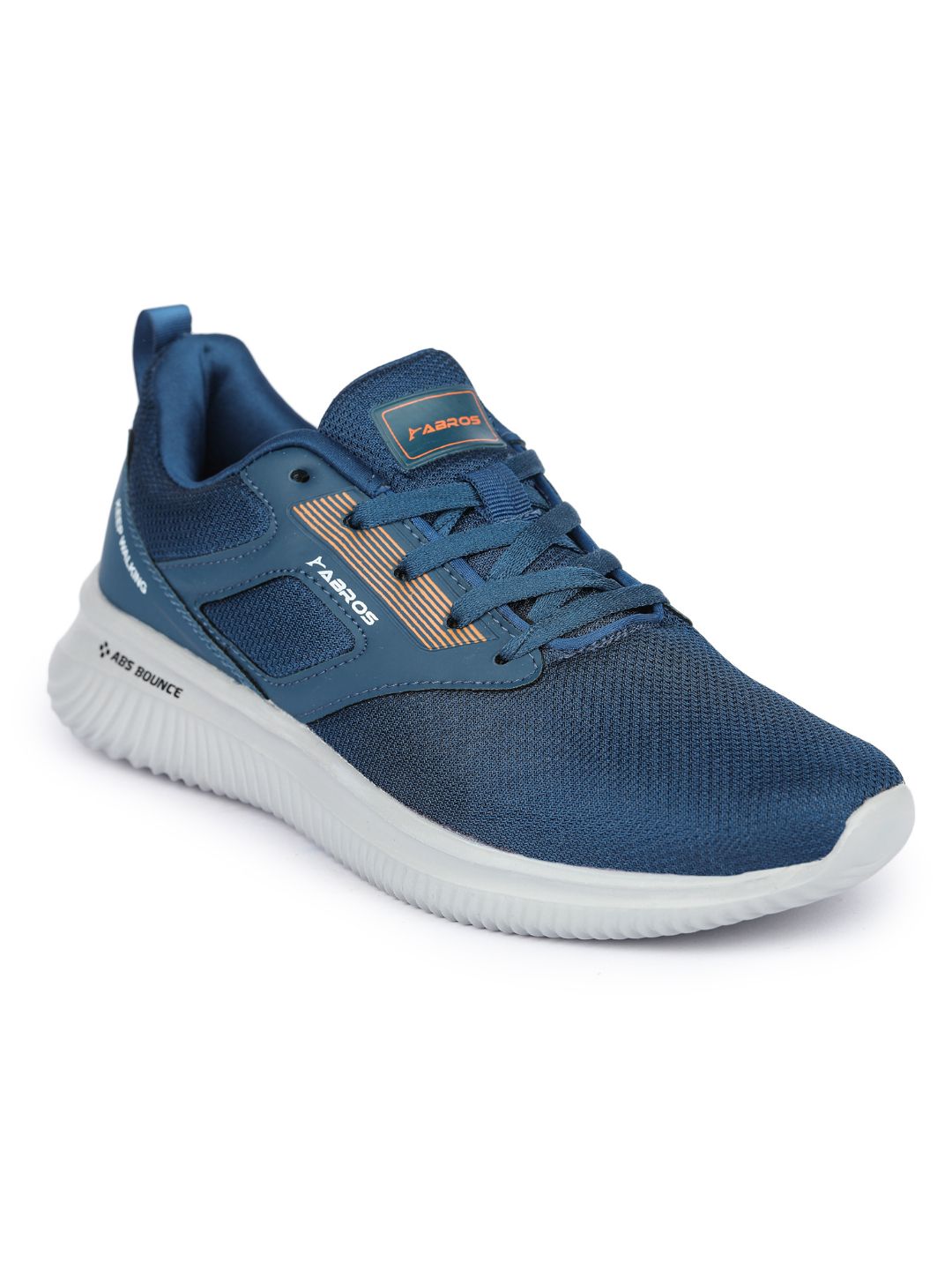 Buy Men Navy Blue & Orange Glide-N Running Shoes From Fancode Shop.