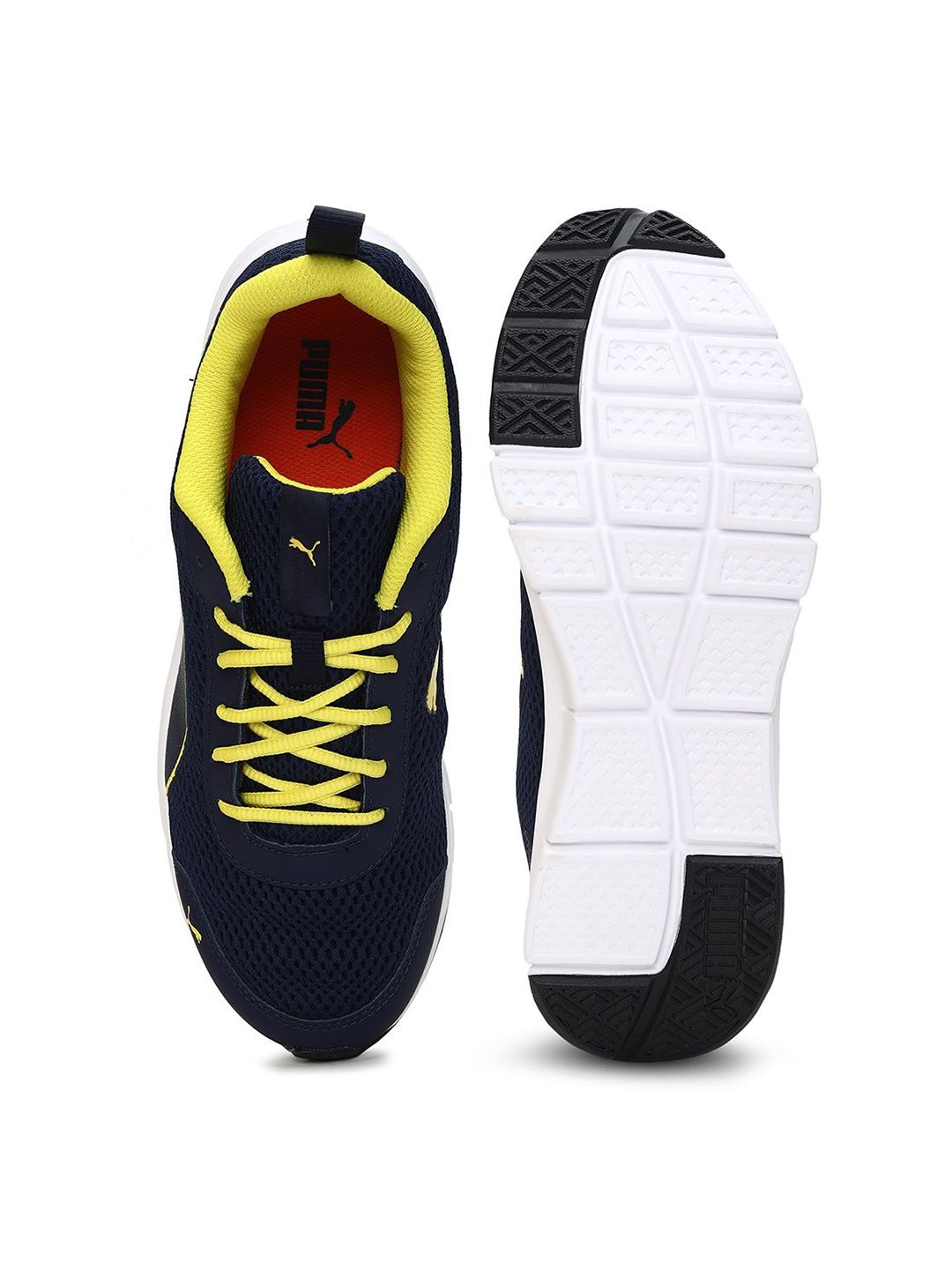 Buy Men Blue & Yellow Rapid Running Shoes From Fancode Shop.