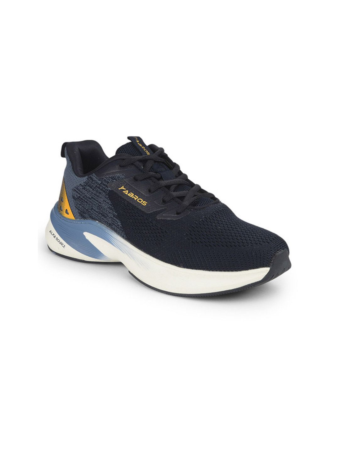 Buy Men Navy Blue & Grey Tesla-O Running Shoes From Fancode Shop.