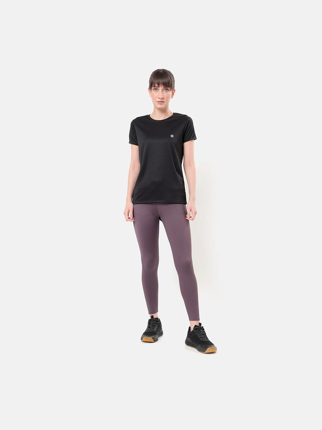 Buy Women Maroon Highwaist Solid Active Tights From Fancode Shop.