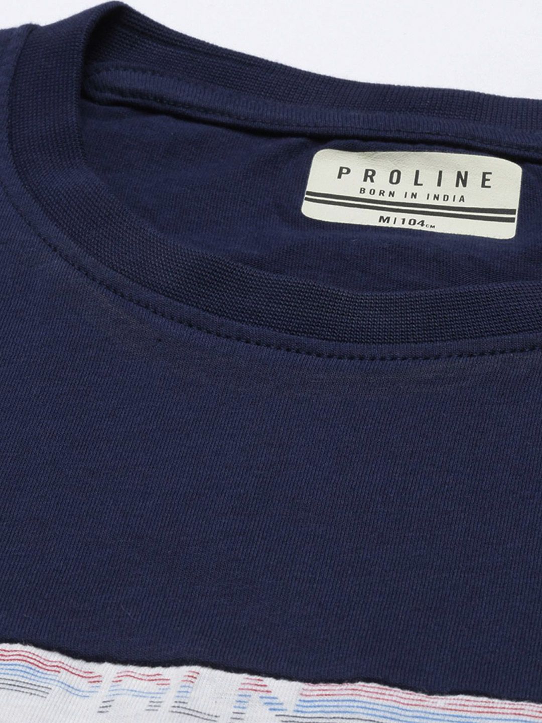 Buy Men Blue Graphic Printed Round Neck Pure Cotton T-Shirt From ...