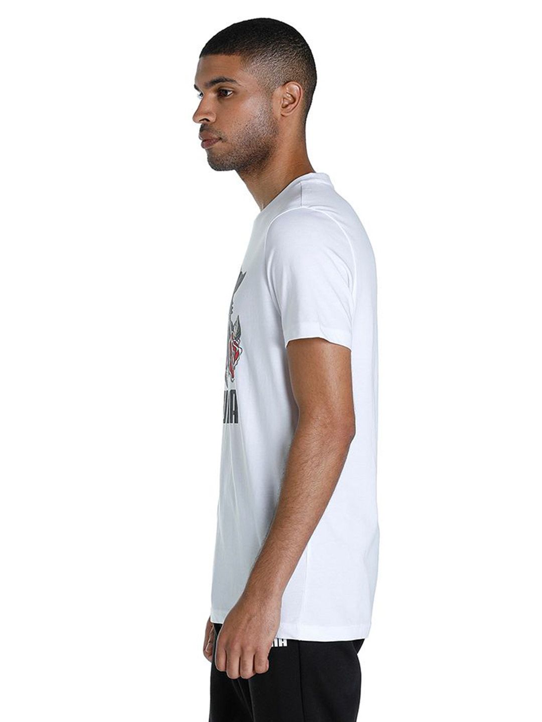 Buy Men Puma White Printed PUMA x 1DER KL Rahul Grunge Logo T-Shirt ...