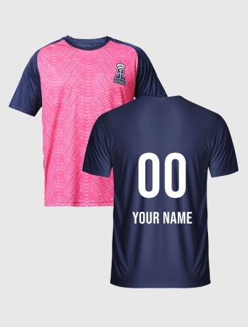 Buy Official Rajasthan Royals Kids Halla Bol T-shirt & RR 2022 ...