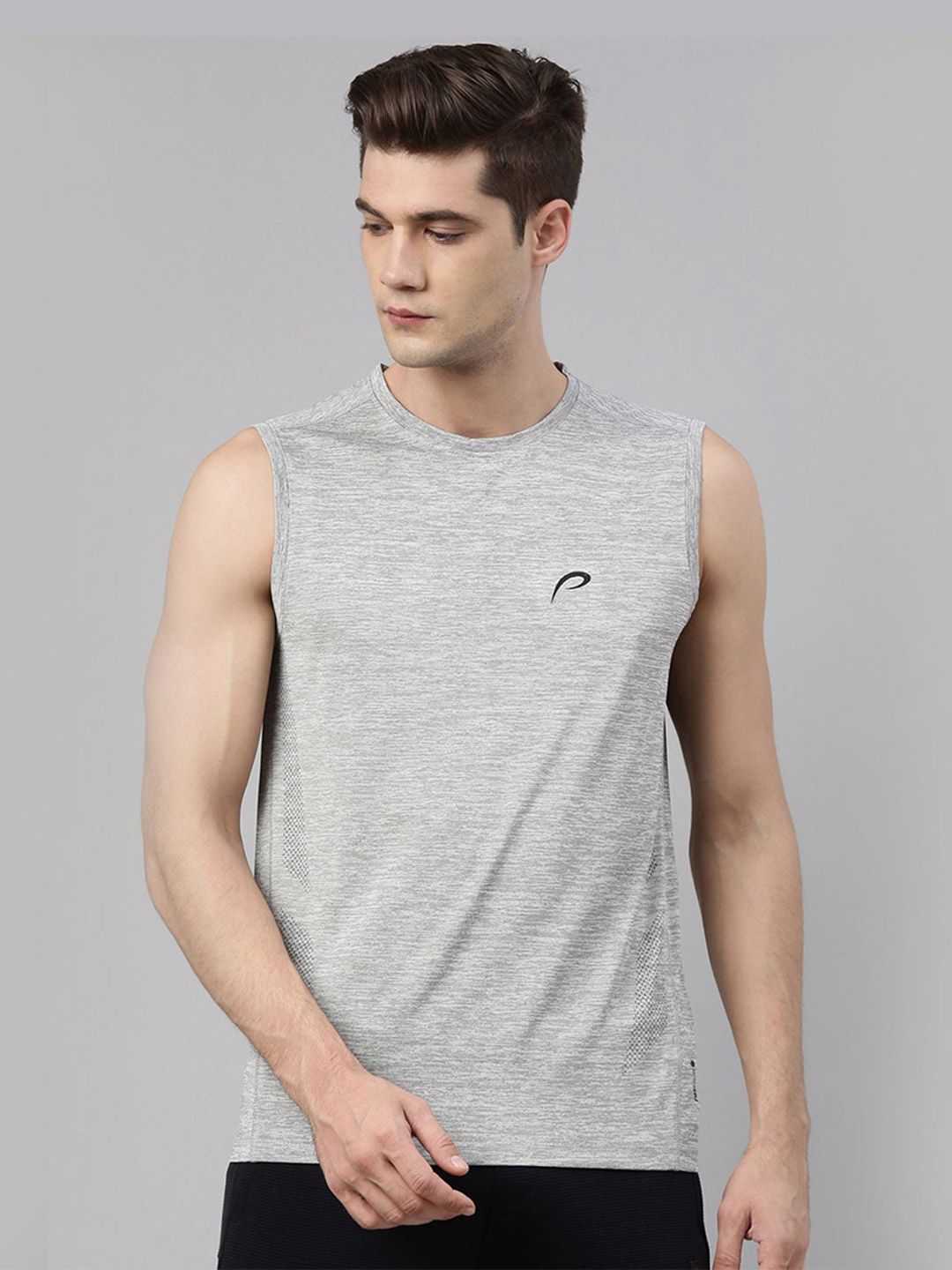 Buy Men Blue Graphic Printed Round Neck Pure Cotton T-Shirt From ...