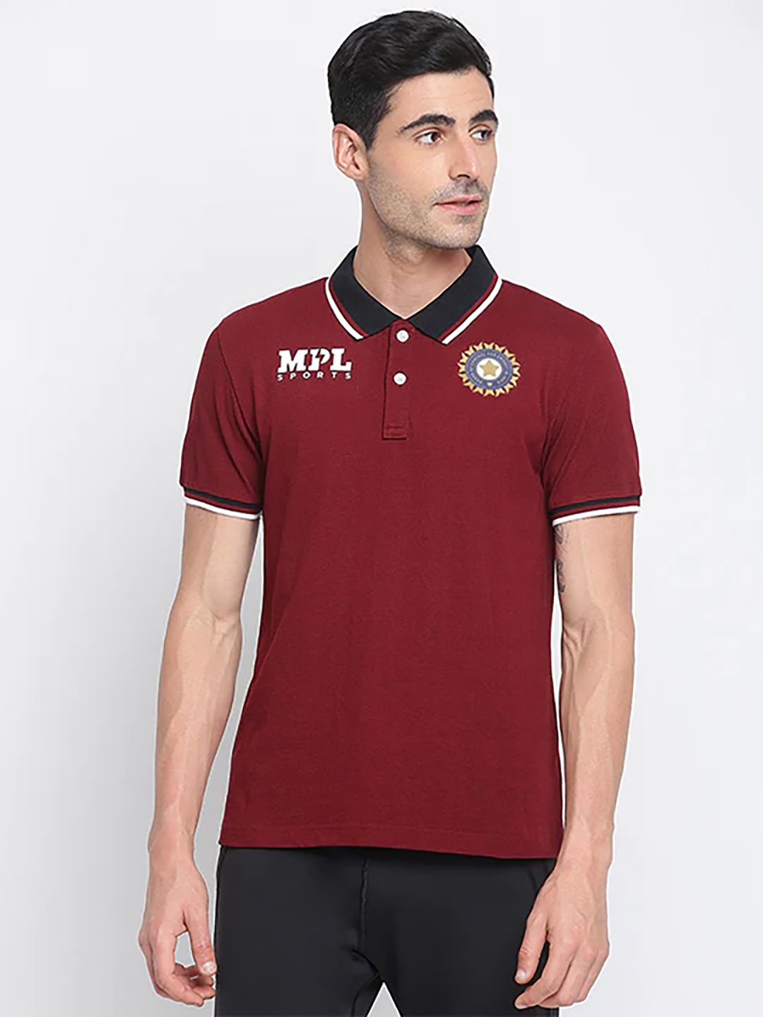Buy Men Official Team India Travel Polo (Red) From Fancode Shop.
