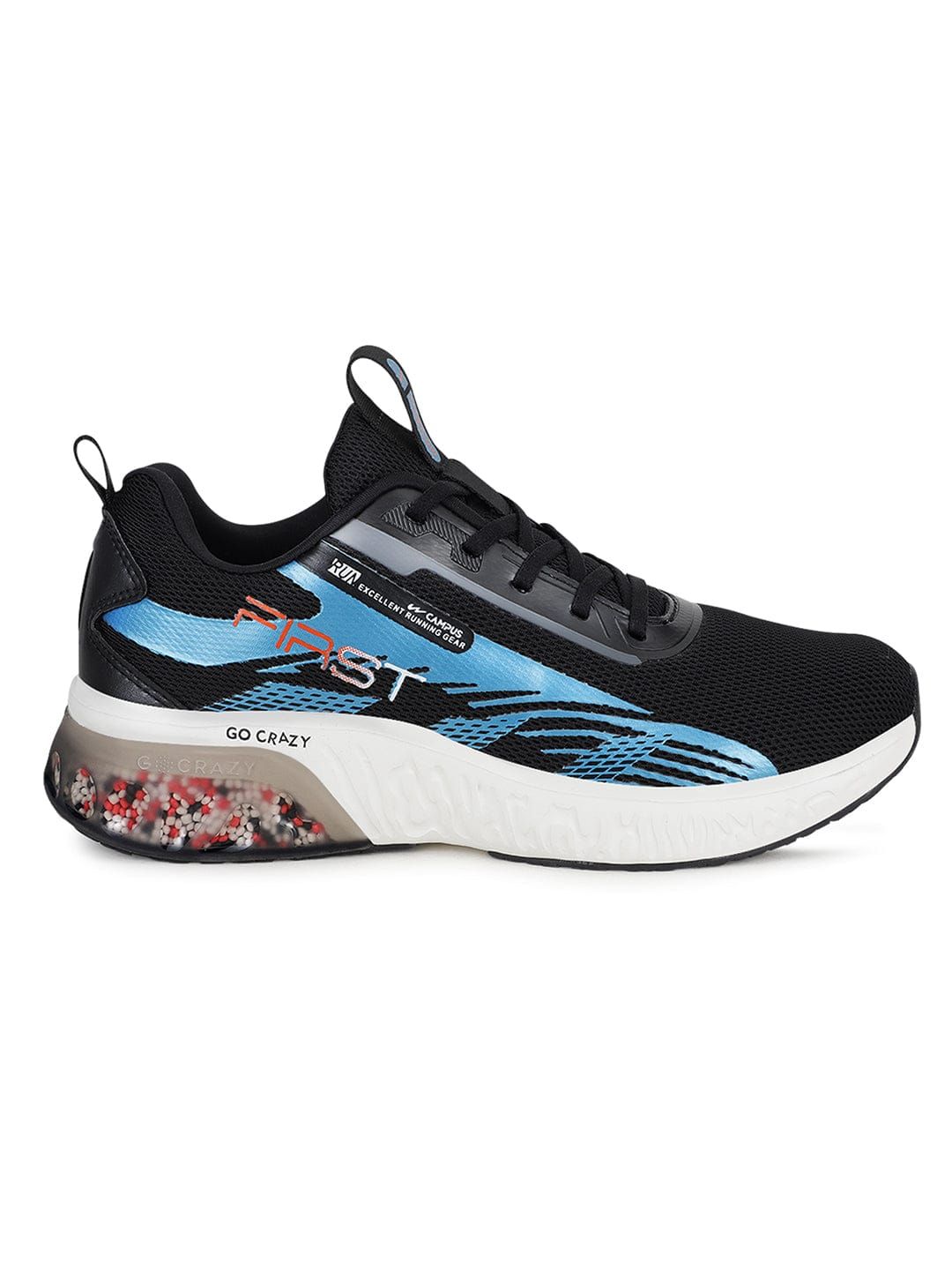 Buy Men Black First Running Shoes From Fancode Shop.