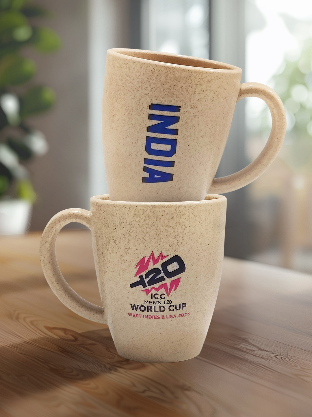 Buy Team India White and Pink Printed Eco-friendly Mug 325 ML From ...