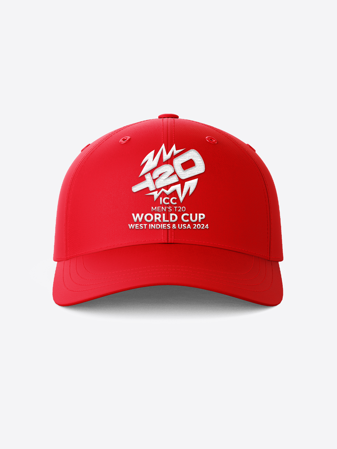 Buy ICC Men's T20 WC-24 Red Embroidered Team England Baseball Cap From ...