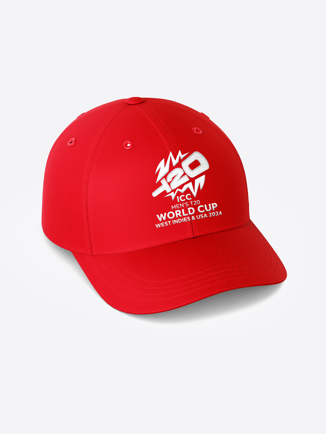 Buy ICC Men's T20 WC-24 Red Embroidered Team England Baseball Cap From ...