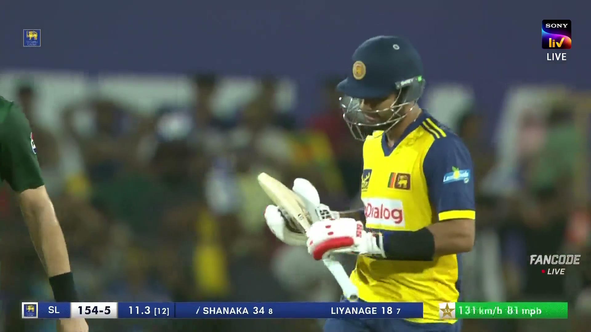 Wicket! Mohammad Wasim Gets A Reward As Dasun Shanaka Misjudges A Short ...