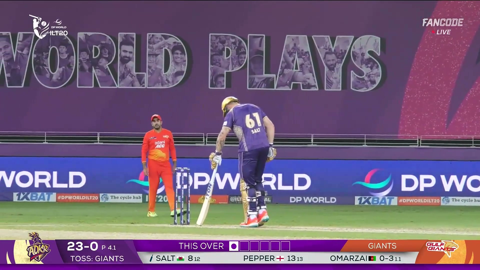 Six! Phil Salt Powers Flat Pull Over Deep Backwards Square Leg For A ...