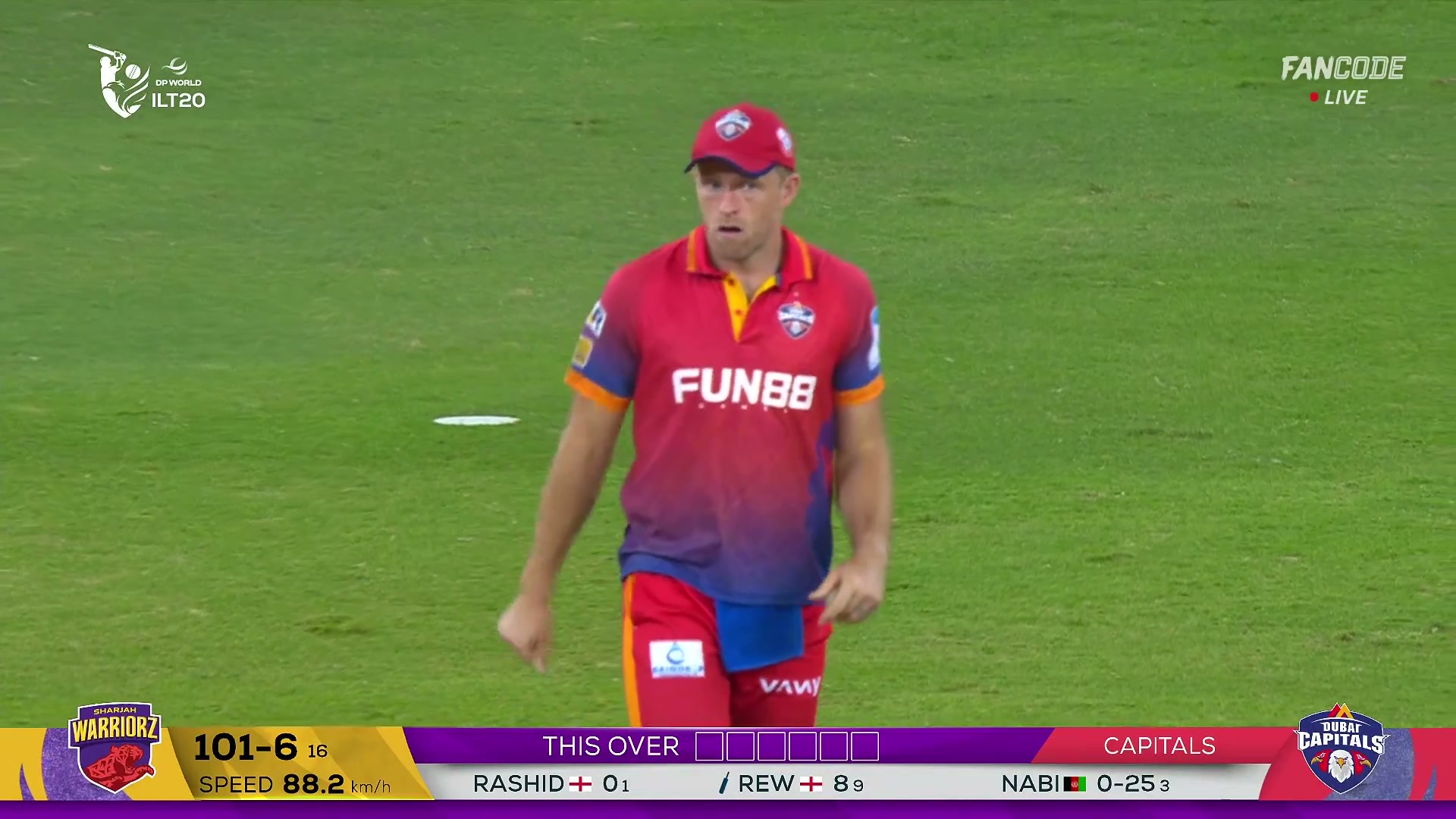 Wicket! James Rew Falls Victim To Quick Hands Of David Willey