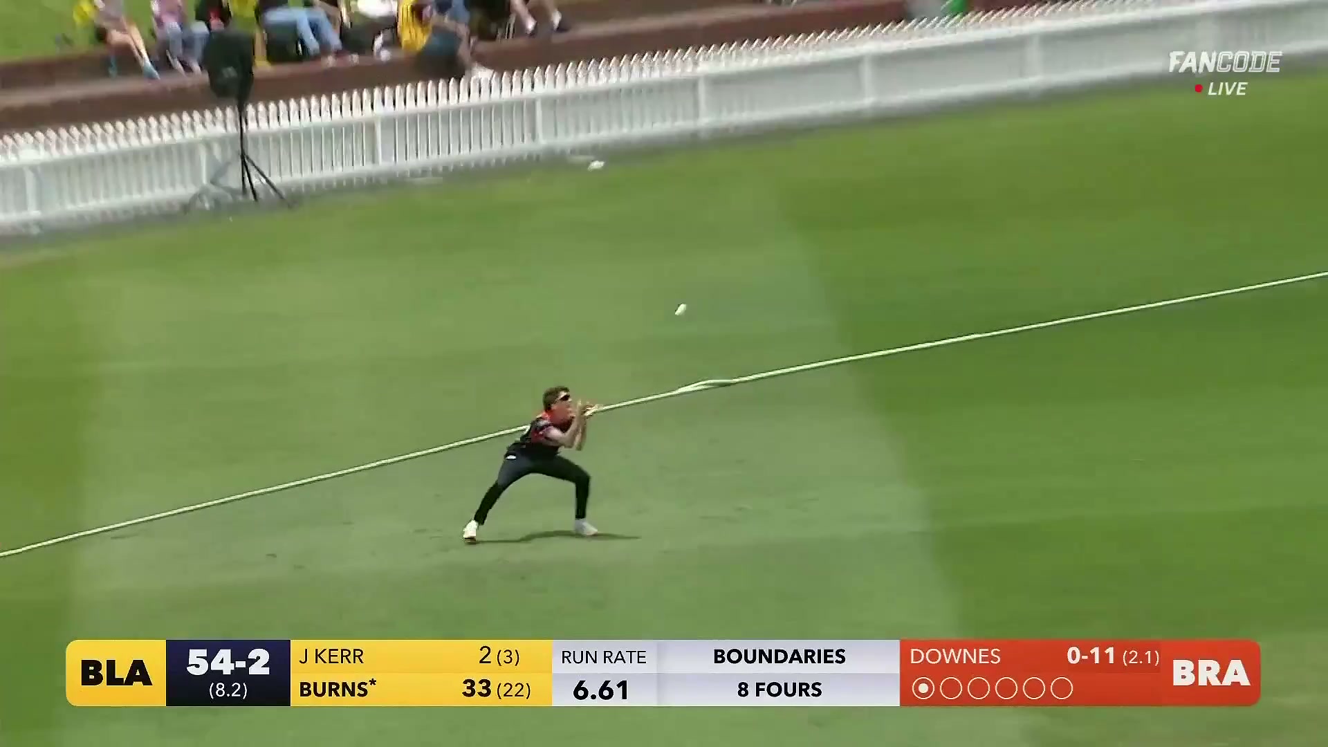 Wicket! Safe Hands At Deep Cover As Kayley Knight Dismisses Rebecca Burns