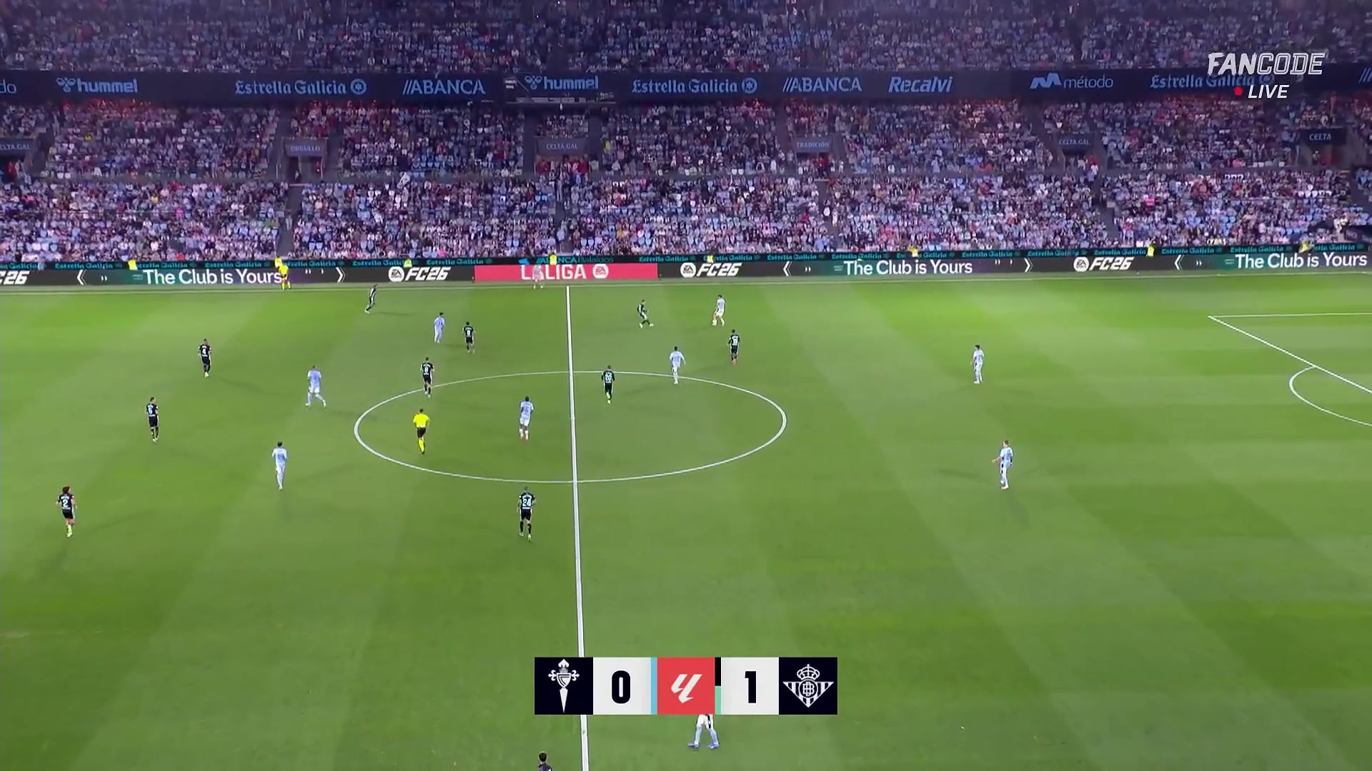 Kickoff! Referee Blows The Whistle To Start The Second Half