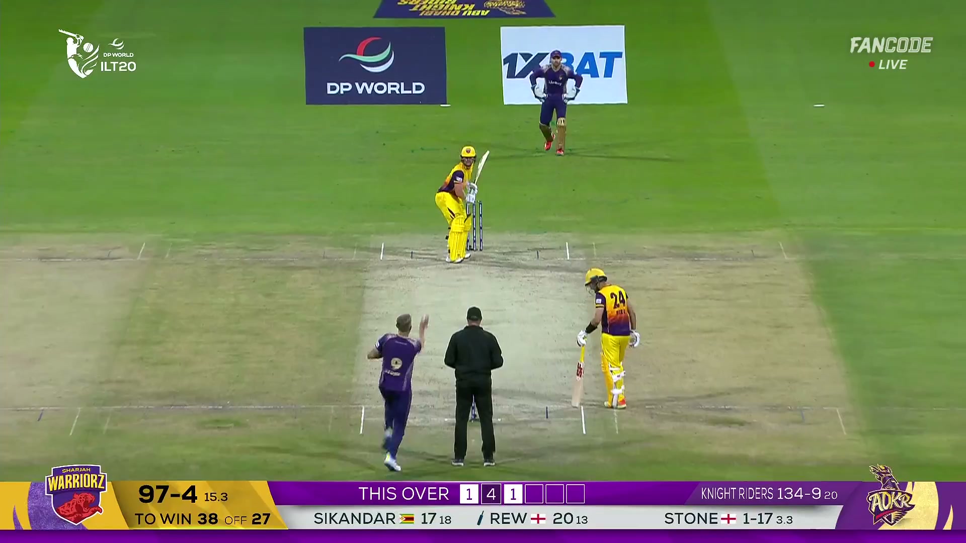 Six! James Rew Swivels Powerfully To Pull It Over Square Leg For A Maximum