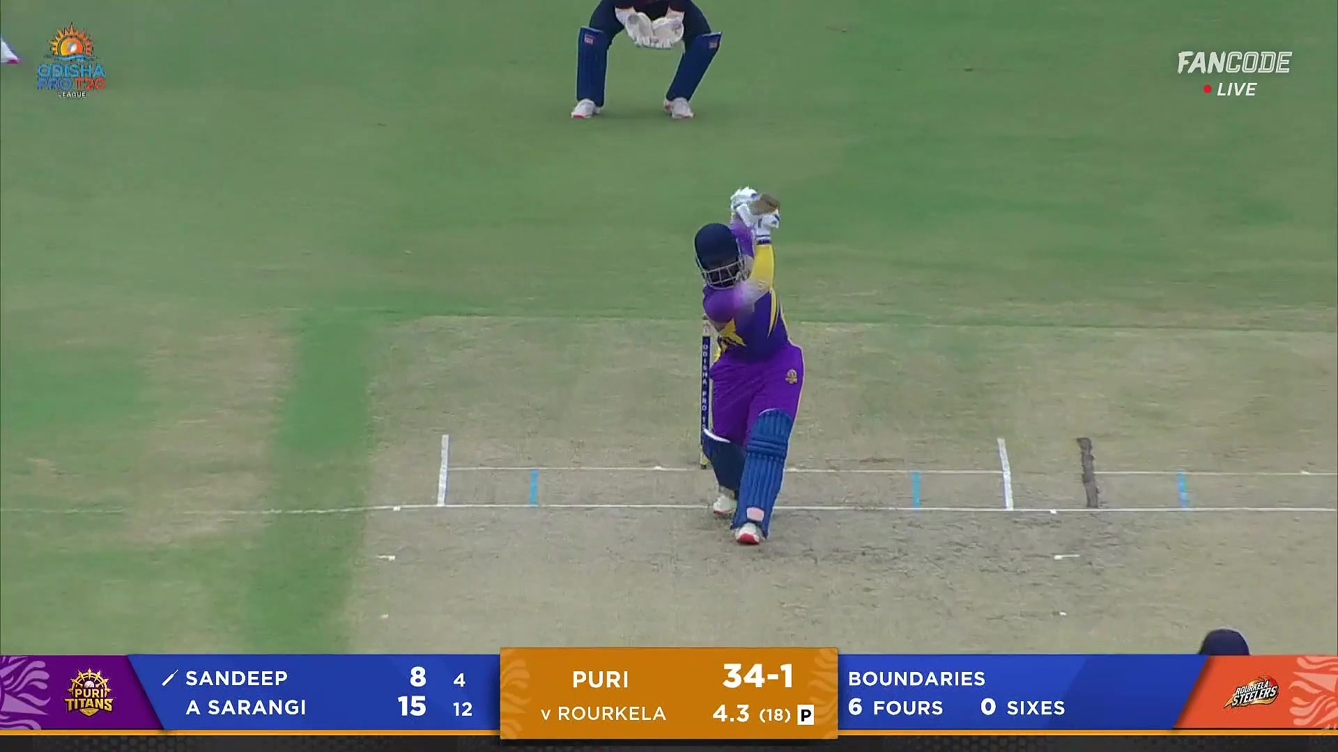 Six! Sandeep Pattnaik Puts On A Show With A Cracking Straight Maximum