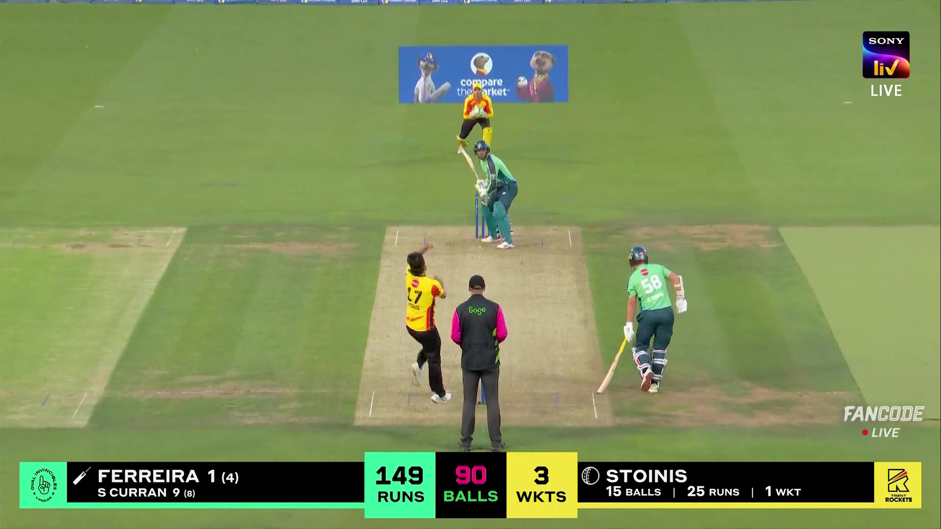 Six! Donovan Ferreira Sends This Miles Into The Deep Backward Square ...