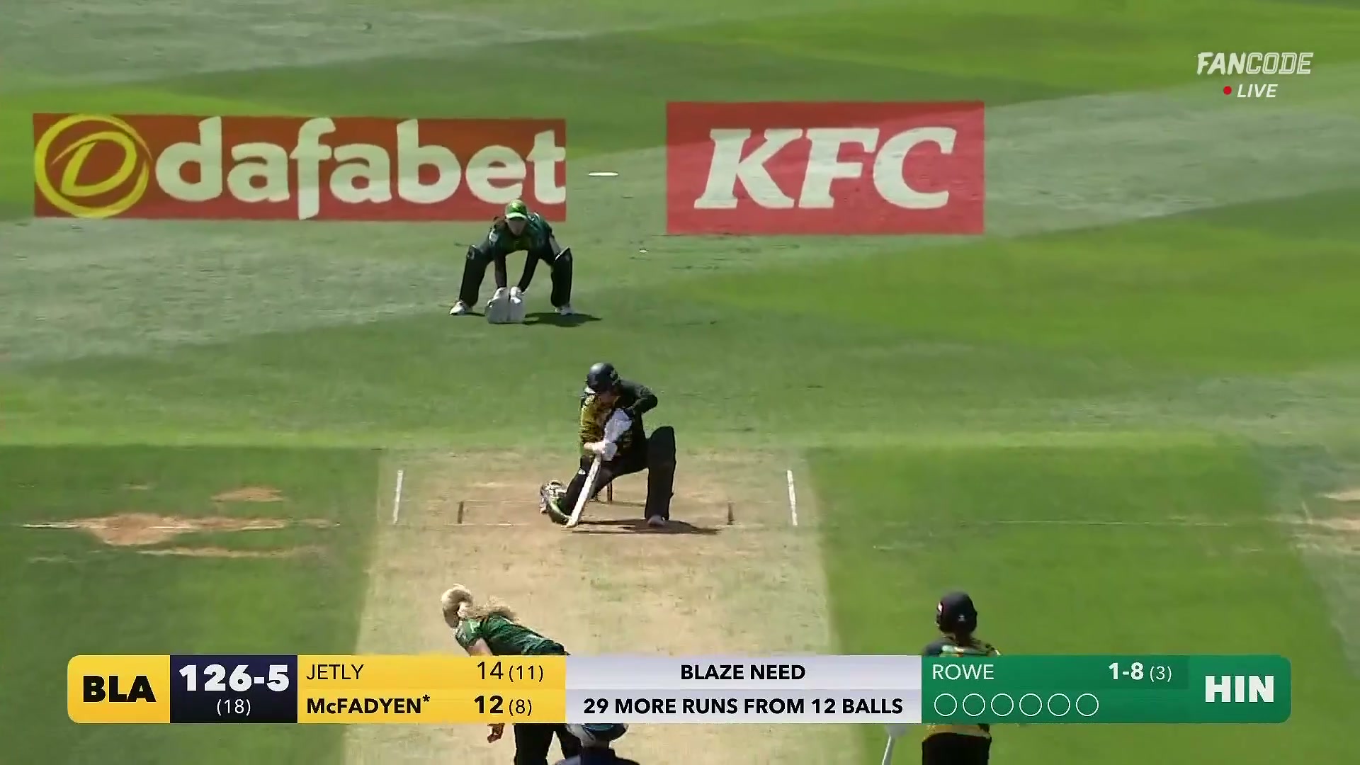 Four! Delicate Touch From Jessica McFadyen Sends Ball Racing Third Man