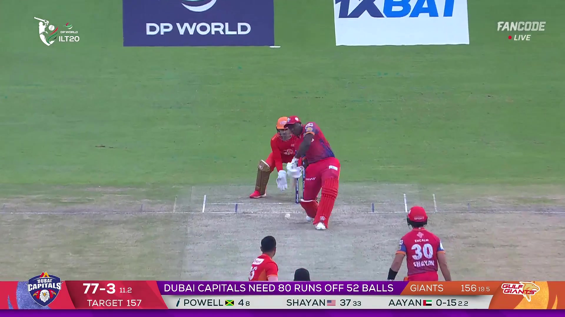 Six! Fifty Sixes In ILT20 As Rovman Powell Launches Aayan Khan Powerfully