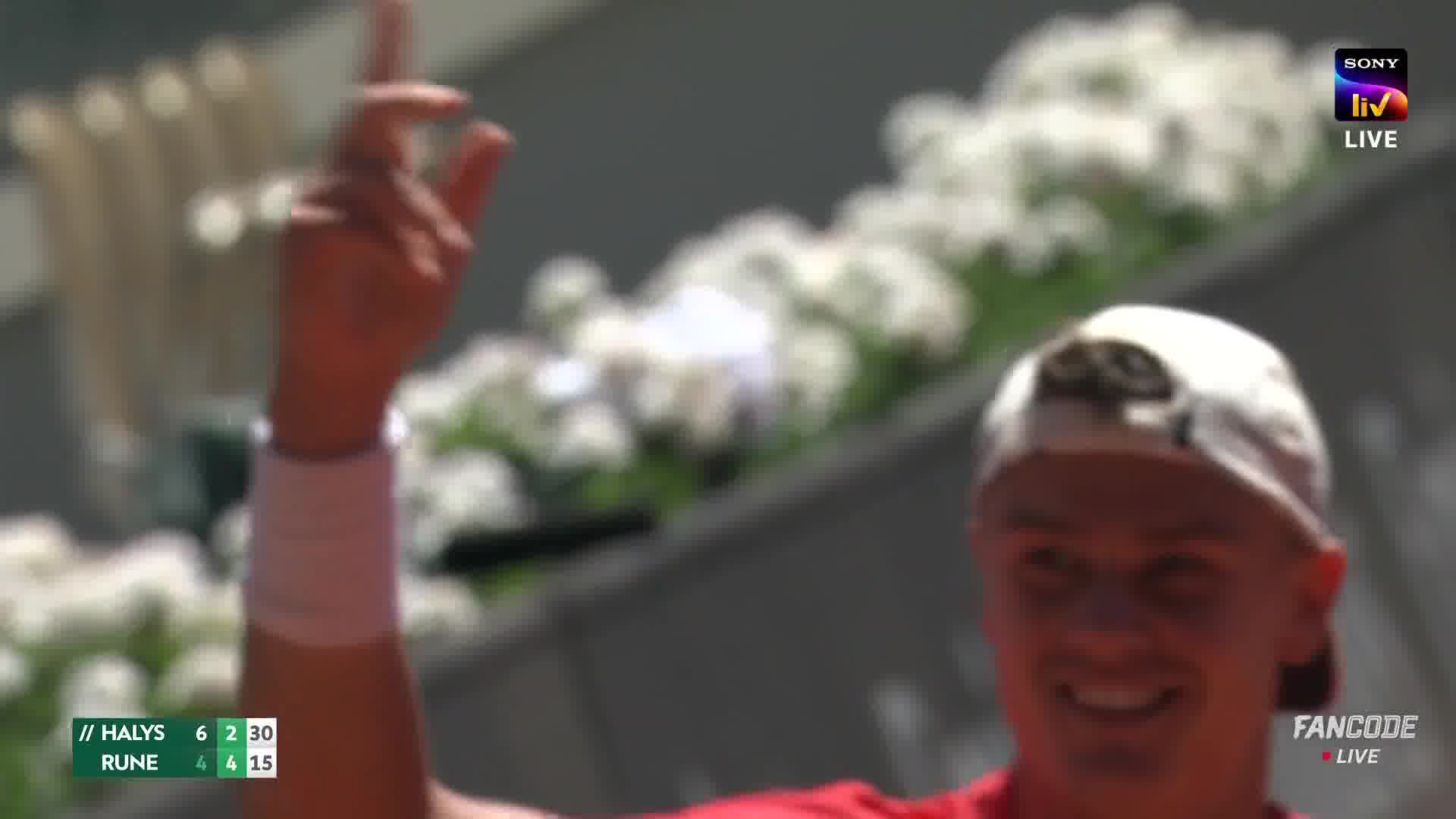 Winner! Holger Rune Finds A Drop Shot With An Impossible Angle