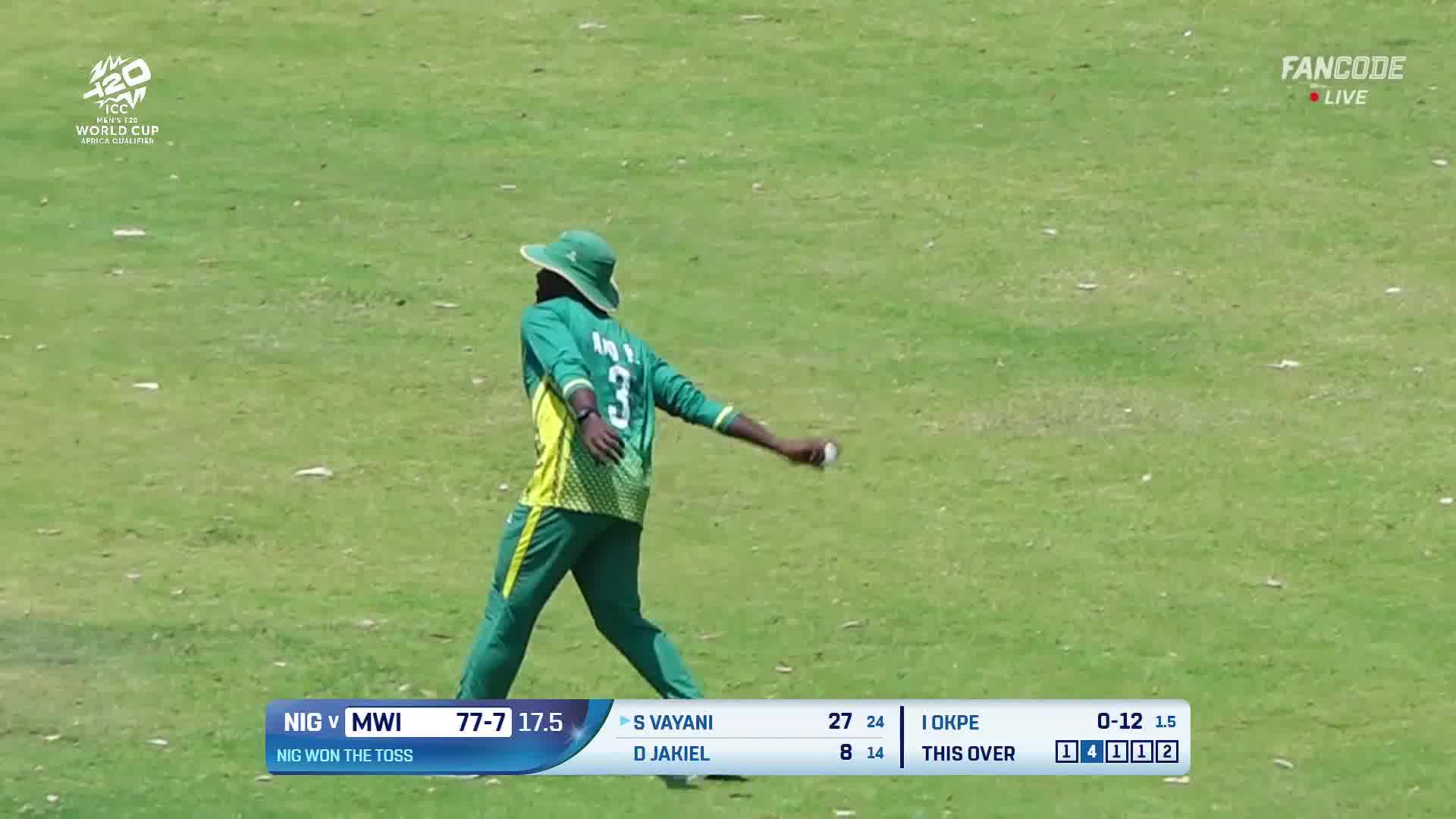 Wicket! Brilliant Bowling From Isaac Okpe As Suhail Vayani Caught By ...