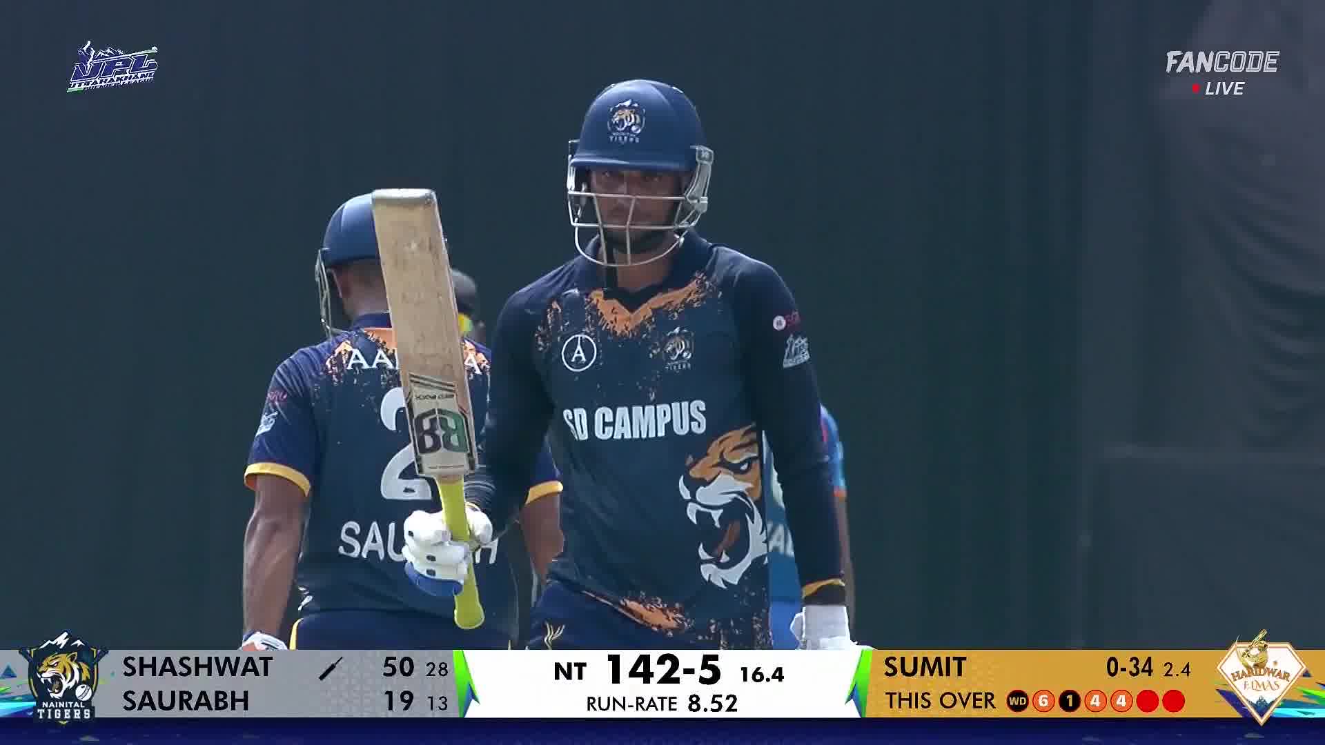 Fifty! Shashwat Dangwal Gets A Vital Half-Century