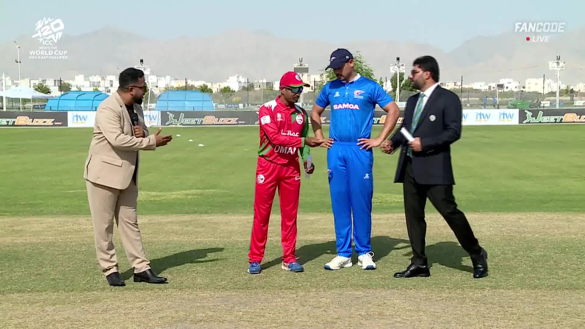 Toss! Oman Won The Toss And Opted To Bowl First