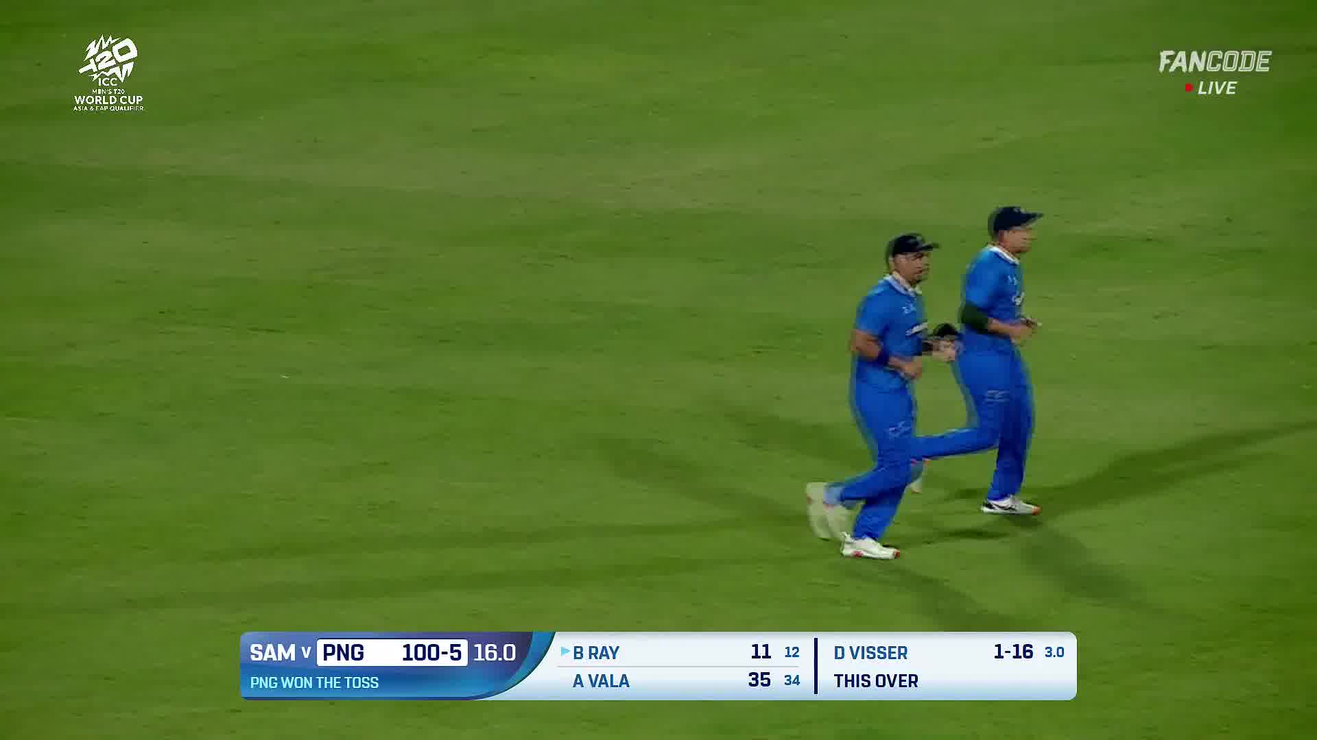 Wicket! Darius Visser Gets The Breakthrough, Boio Ray Departs
