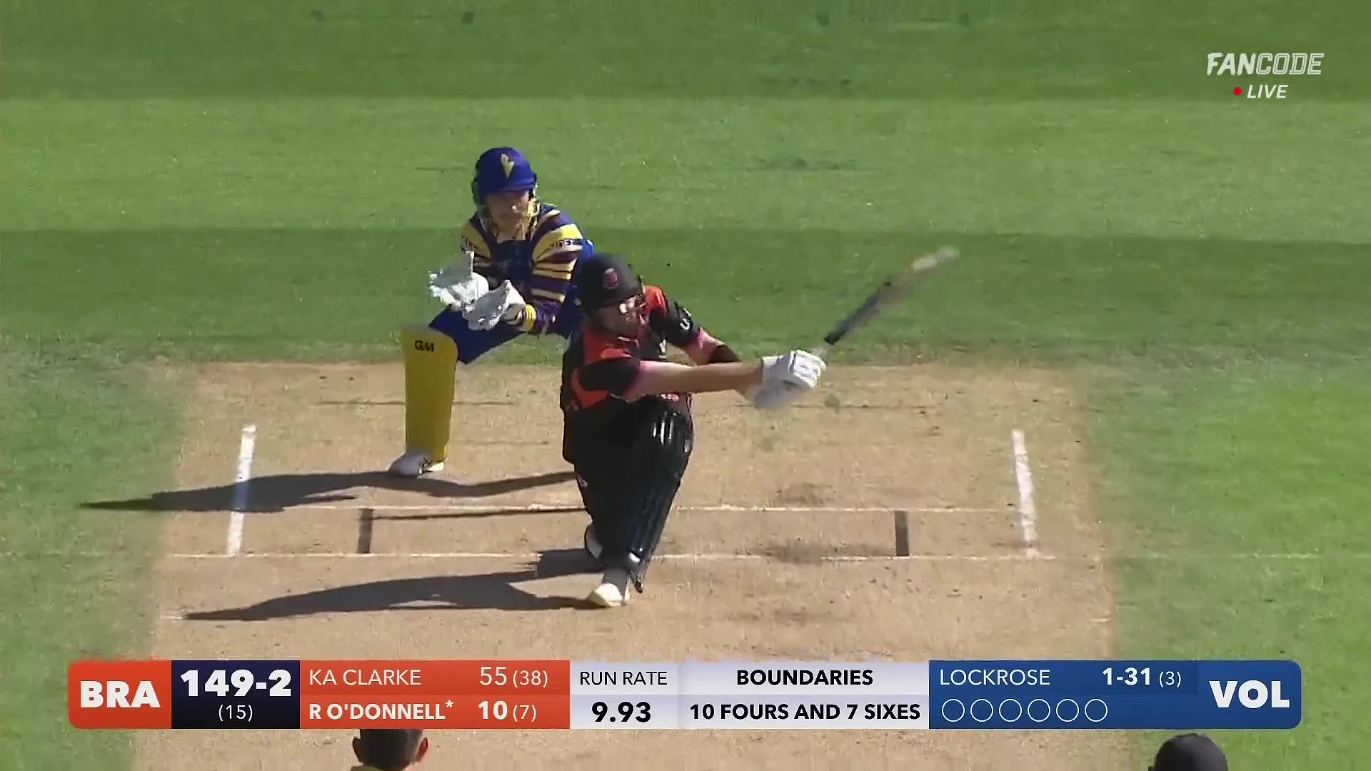 Six! Robert O'Donnell Sends It Flying Over Mid-Wicket