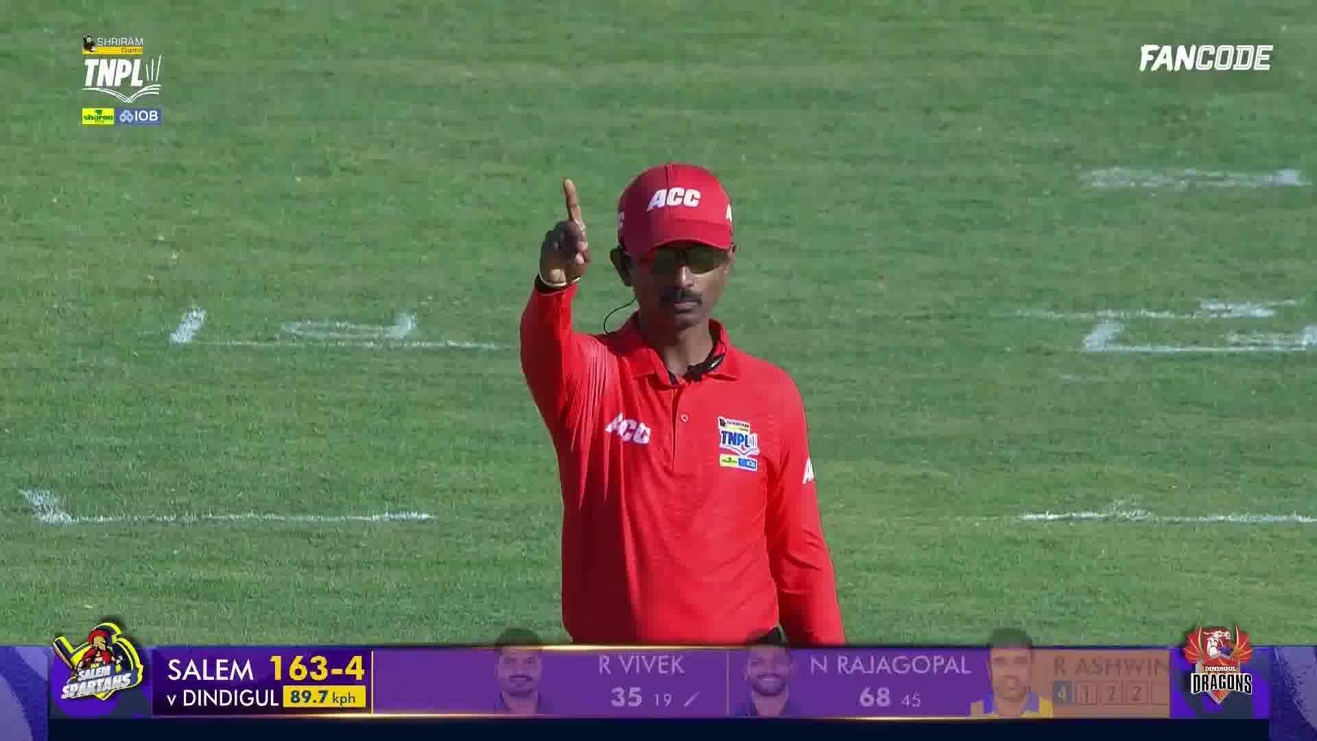 Wicket! Ravichandran Ashwin Traps Rajendran Vivek In Front Of The Stumps