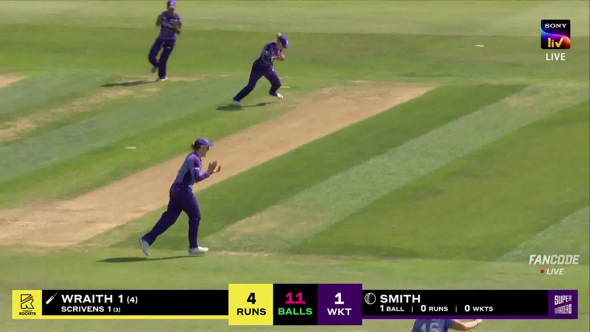 Wicket! Natasha Wraith Mistimes It To Cover Point For A Simple Catch By ...