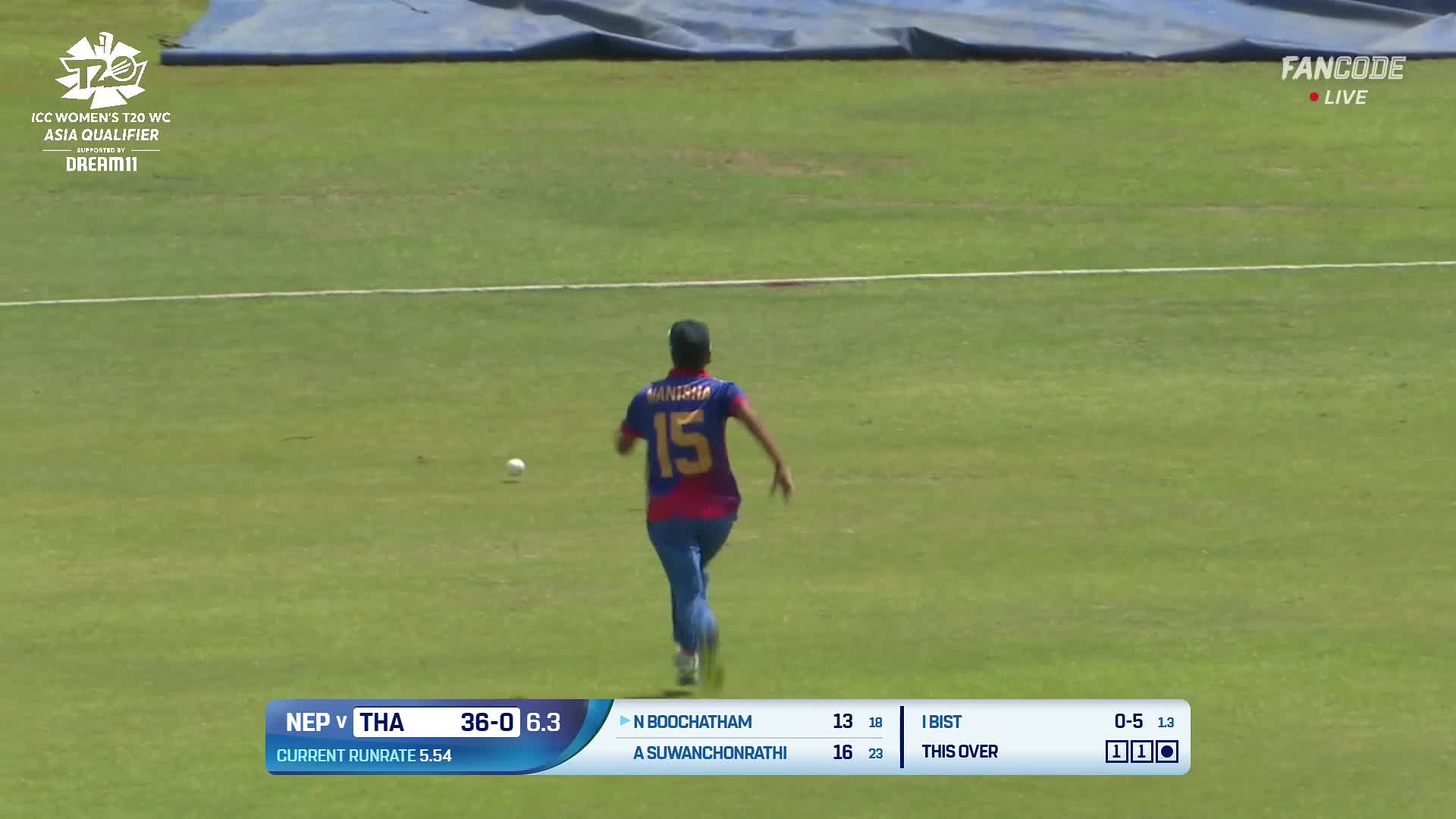 Four! Nattaya Boochatham Lofts It Towards Fine Leg For A Boundary