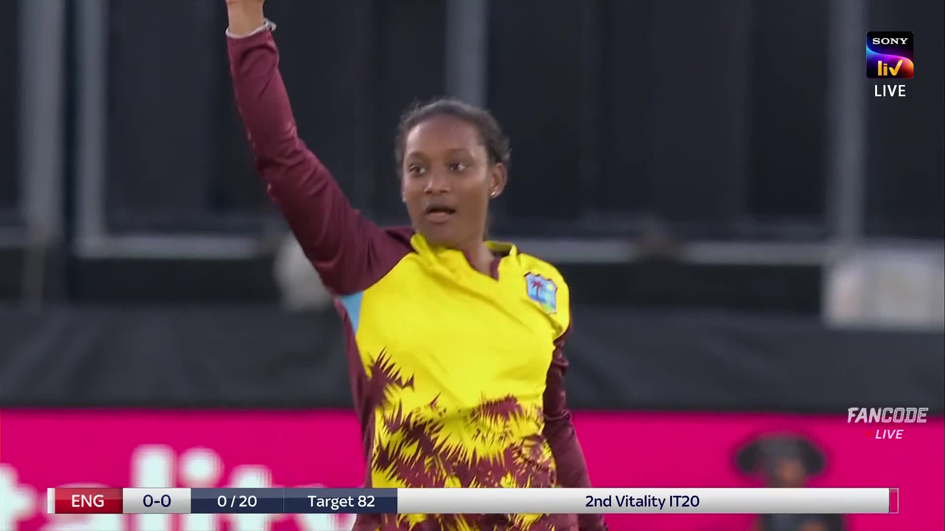 Wicket! Dream Start For West Indies Womens Zaida James Strikes Early