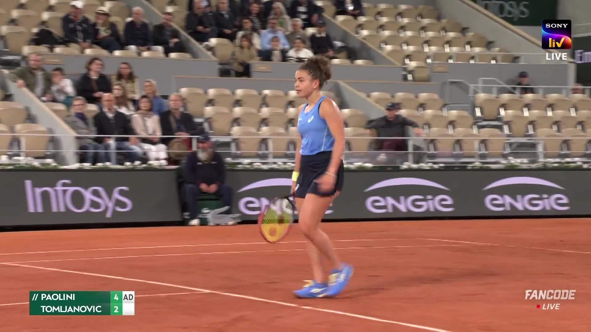 Ace! Paolini Stuns Tomljanovic With A Cheeky Serve