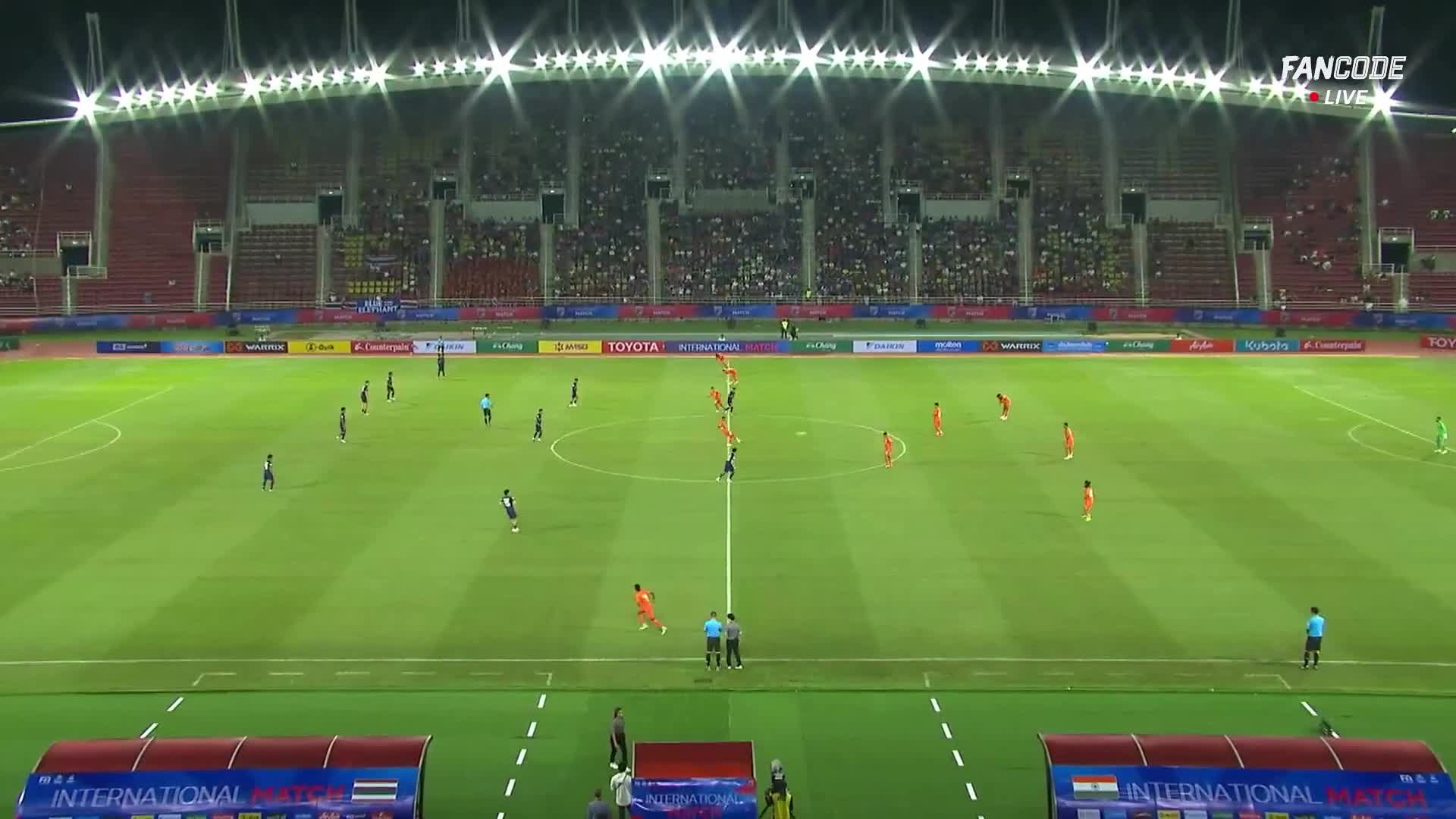 Kickoff! Match On, Referee Blows The Whistle