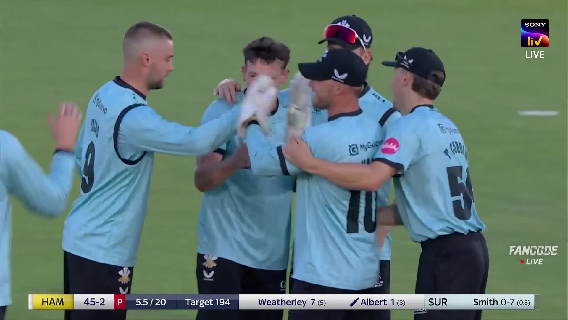 Wicket! Albert Feathers It Behind, Nathan Strikes