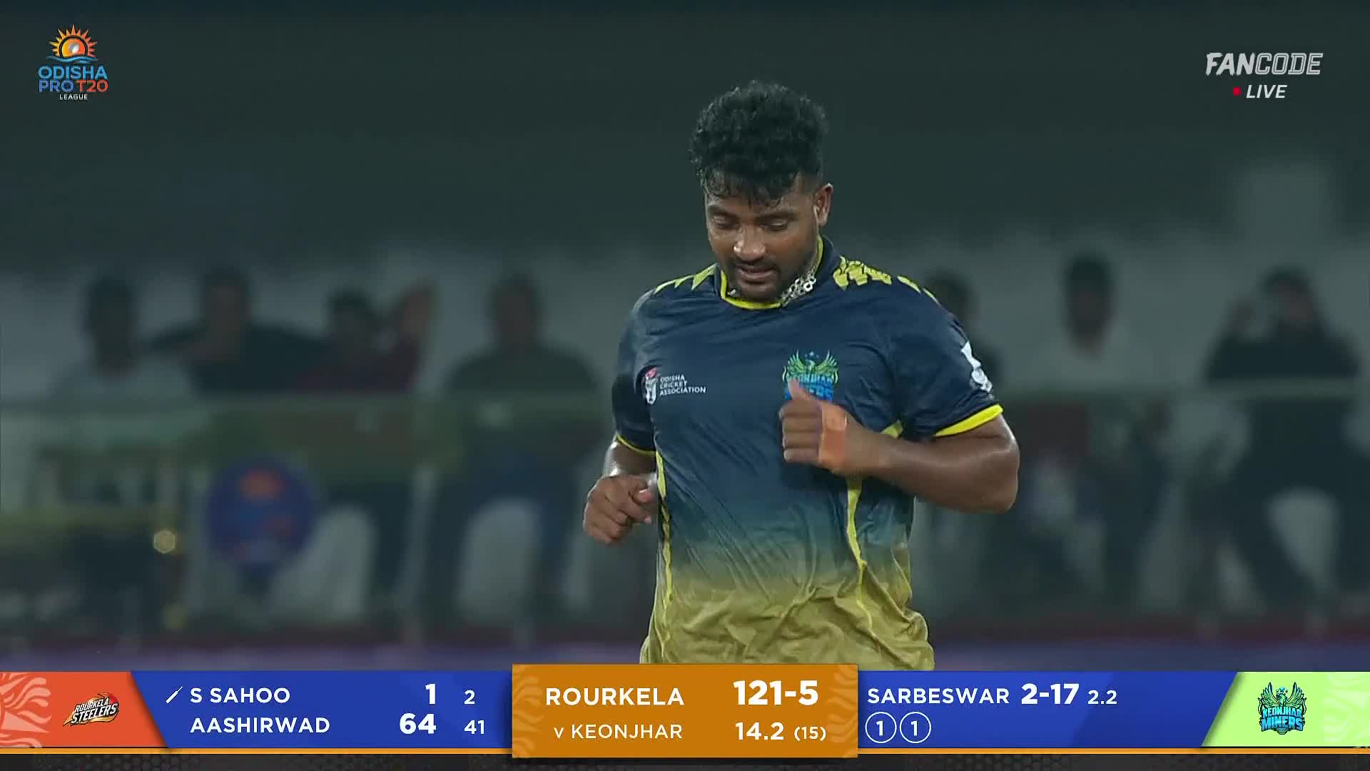 Wicket! Sarbeswar Mohanty Gets Rid Of Sambit Kumar Sahoo
