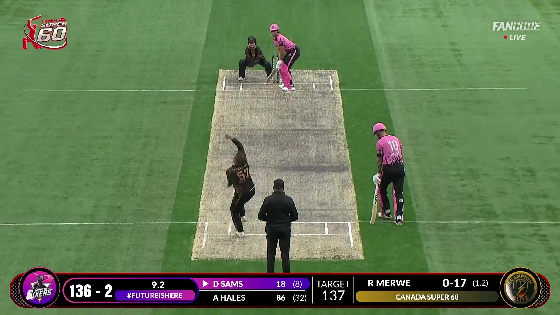 Four! Daniel Sams Strikes A Powerful Boundary To Complete A Thrilling ...