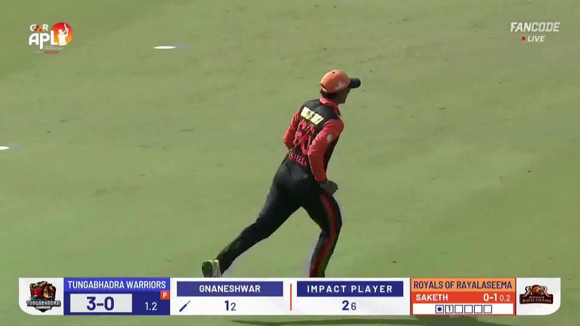 Wicket! First Wicket Down, CR Gnaneshwar Falls To A Smart Grab By Shaik ...