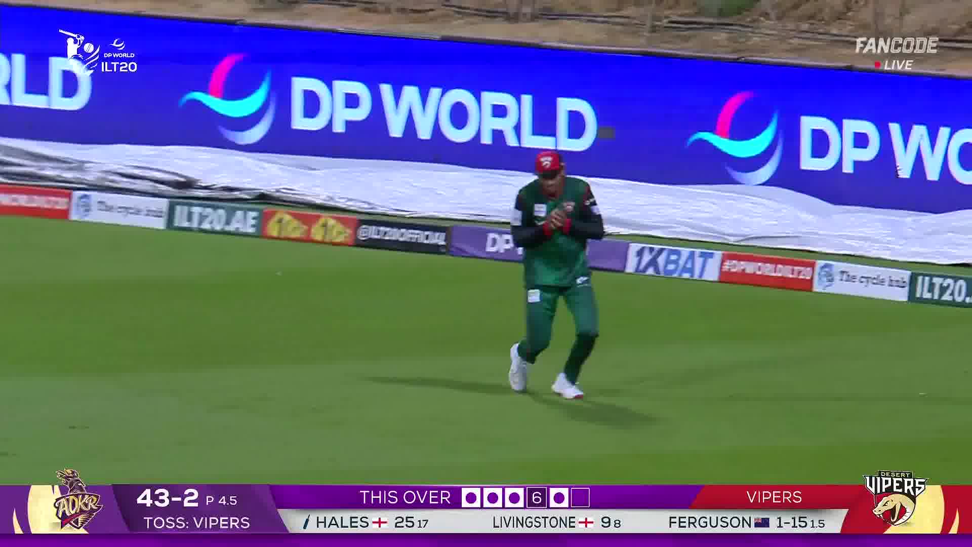 Wicket! Hasan Nawaz Takes An Easy Catch To Get Rid Of Alex Hales