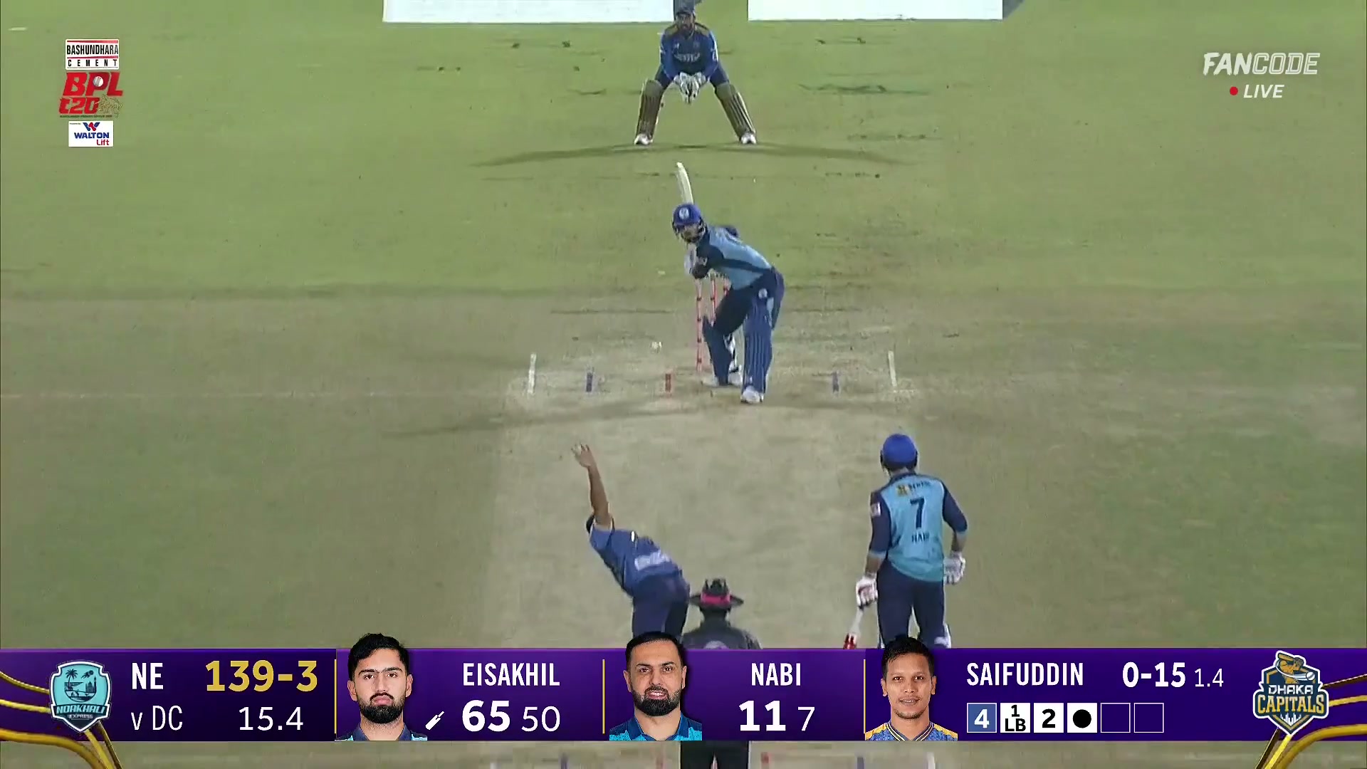 Six! Hassan Eisakhil Lofts It Beautifully Over The Ropes For A Maximum